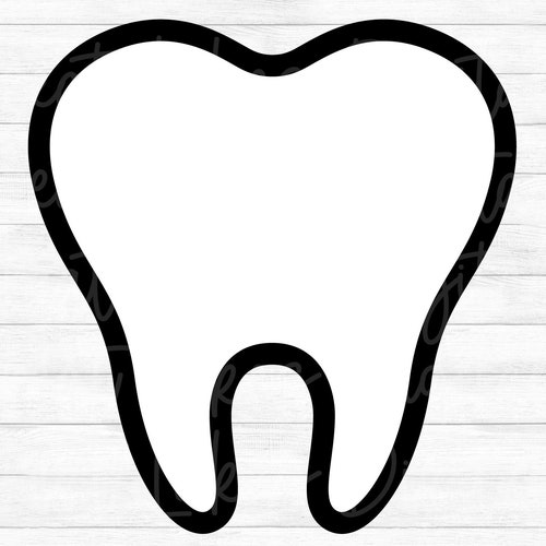 Tooth Instant Digital Download Svg Png Dxf and Eps - Etsy