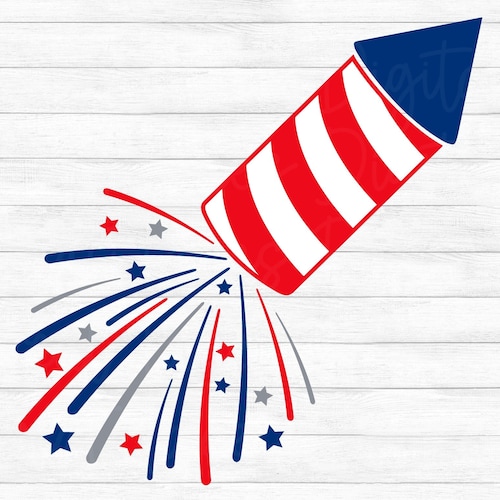 Fireworks SVG 4th of July Fourth of July Instant Download - Etsy