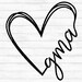 Gma Heart - Instant Digital Download - Svg, Png, Dxf, and Eps Files ...