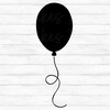 Balloon Svg Bundle, Balloon Clipart, Balloon Silhouette, Birthday ...