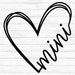 Mini Heart - Instant Digital Download - Svg, Png, Dxf, and Eps Files ...