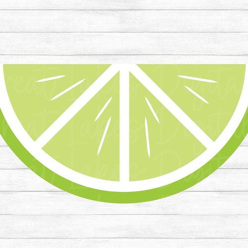 Lime Slice Instant Digital Download Svg Png Dxf and Eps - Etsy