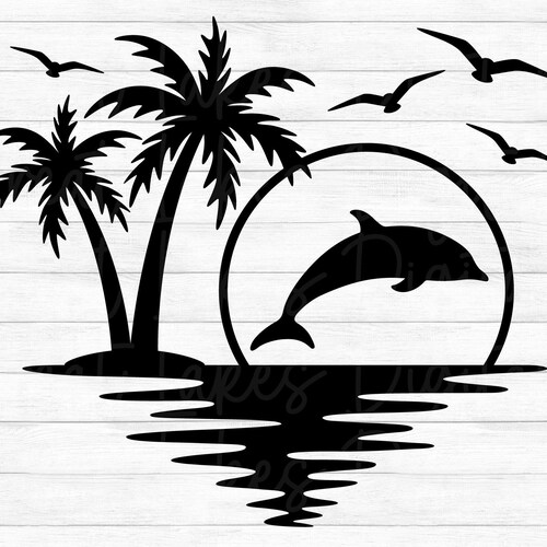 Palm Trees Instant Digital Download Svg Png Dxf and Eps - Etsy