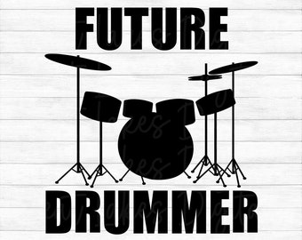 Future Drummer Svg - Etsy