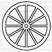Wagon Wheel - Instant Digital Download - Svg, Png, Dxf, and Eps Files ...