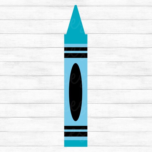 Crayon Back to School Art Teacher Student Instant | Etsy