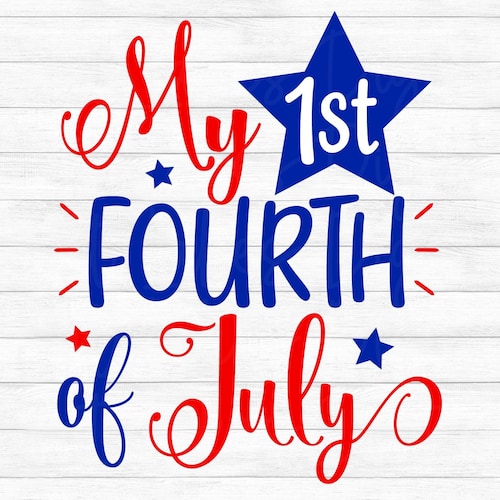 My First Fourth of July 4th of July Instant Digital - Etsy