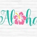 Aloha Instant Digital Download Svg Png Dxf and Eps - Etsy