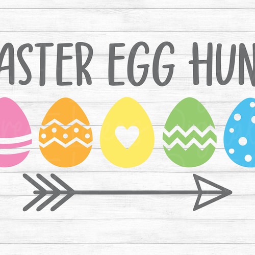 Easter Egg Hunt Instant Digital Download Svg Png Dxf - Etsy