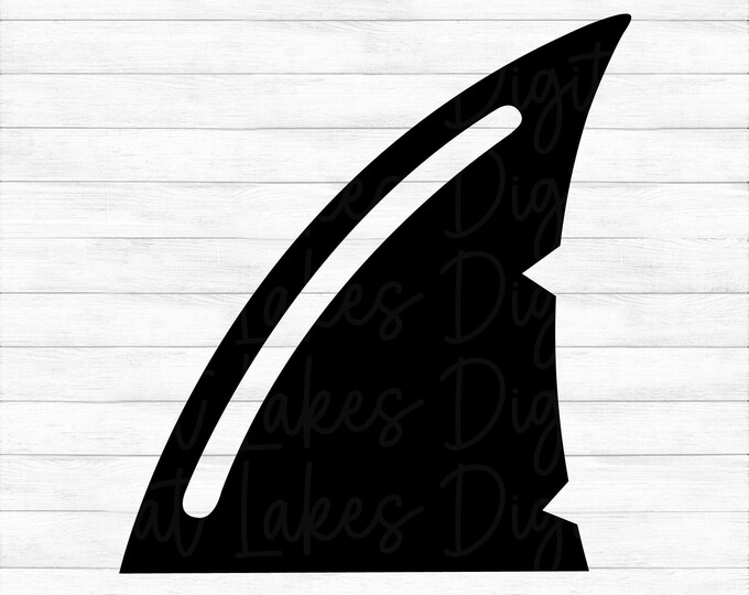 Shark Fin Instant Digital Download Svg Png Dxf and Eps - Etsy