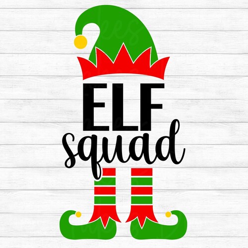 Elf Squad Instant Digital Download Svg Png Dxf and Eps - Etsy