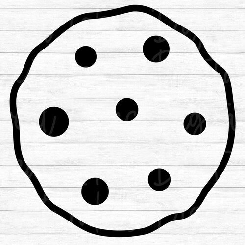 Chocolate Chip Cookie Instant Digital Download Svg Png - Etsy