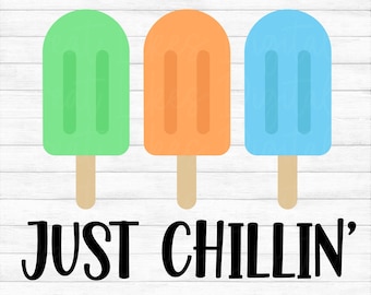 Just Chillin' Svg - Etsy