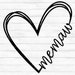 Memaw Heart Instant Digital Download Svg Png Dxf and - Etsy