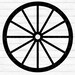 Wagon Wheel - Instant Digital Download - Svg, Png, Dxf, and Eps Files ...