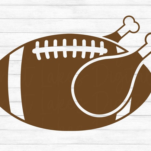 Thanksgiving Football Turkey SVG Bundle Instant Digital - Etsy