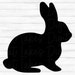 Rabbit - Easter Bunny - Instant Digital Download - Svg, Png, Dxf, and ...