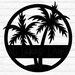 Palm Trees Instant Digital Download Svg, Png, Dxf, and Eps Files ...