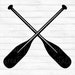 Canoe / Kayak Paddles - Instant Digital Download - Svg, Png, Dxf, and ...