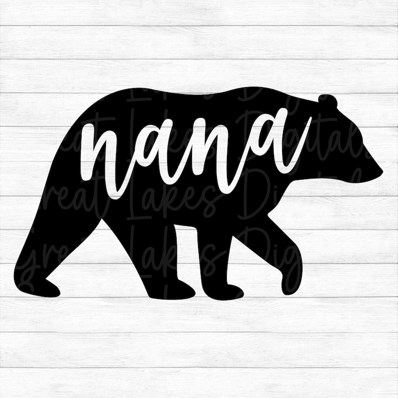 Nana Bear File - Etsy