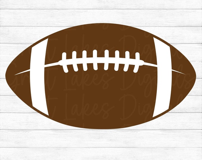 Football - Instant Digital Download - Svg, Png, Dxf, and Eps Files ...