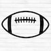 Football - Instant Digital Download - Svg, Png, Dxf, and Eps Files ...