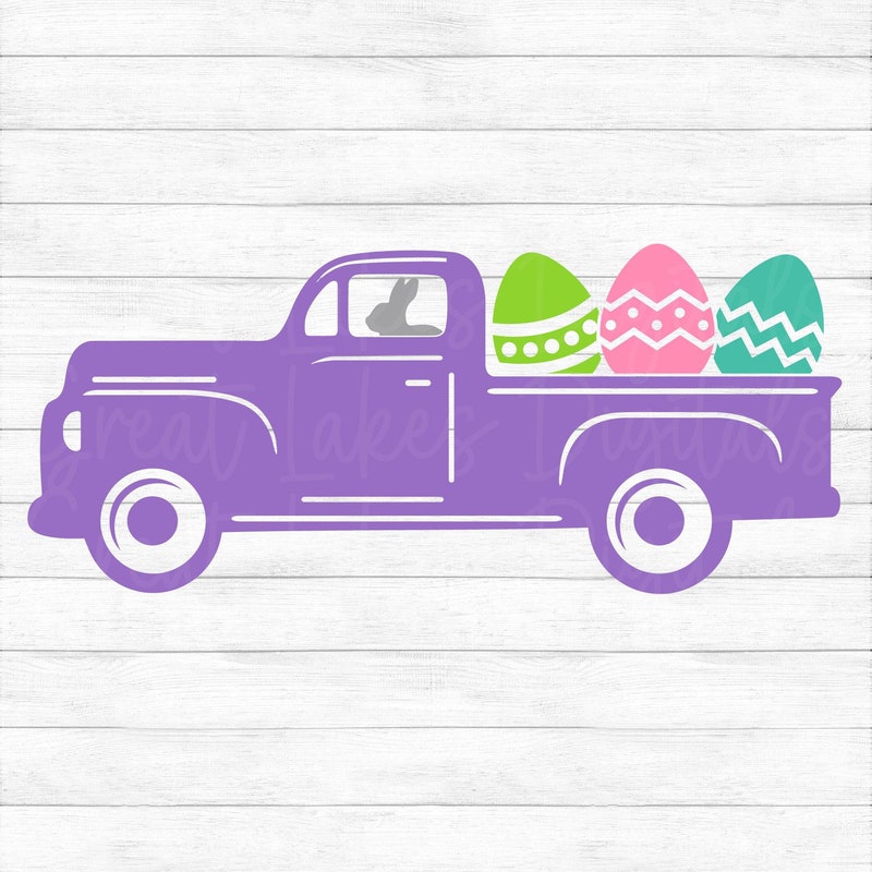 Easter Truck Svg - Etsy
