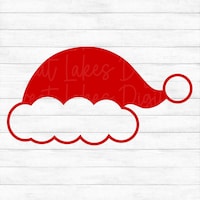 Santa Hat SVG Bundle,santa Hat Silhouette,christmas Svg Cut Files ...