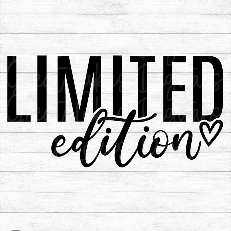 Limited Edition Svg - Etsy