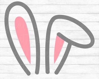 Bunny Ears - Instant Digital Download - Svg, Png, Dxf, and Eps Files ...