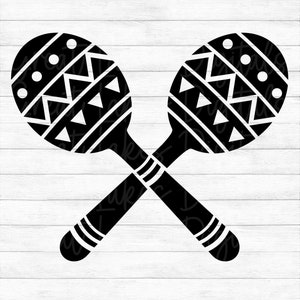 Maracas - Instant Digital Download - Svg, Png, Dxf, and Eps Files ...