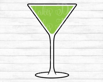 Martini svg | Etsy