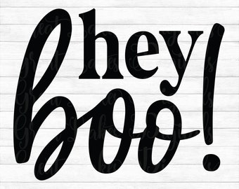 Hey Boo Png | Etsy