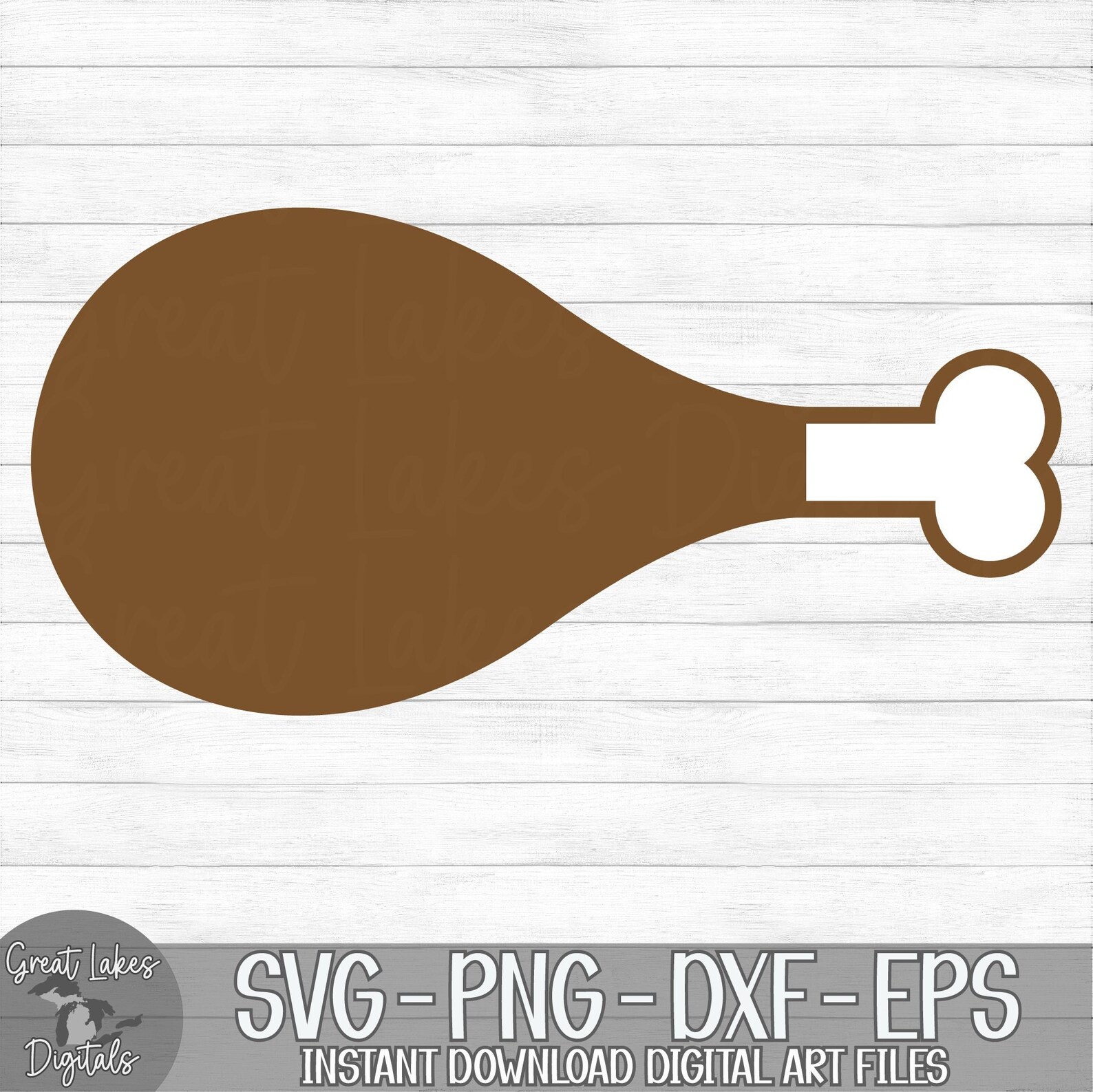 Turkey Leg Instant Digital Download Svg Png Dxf and Eps - Etsy