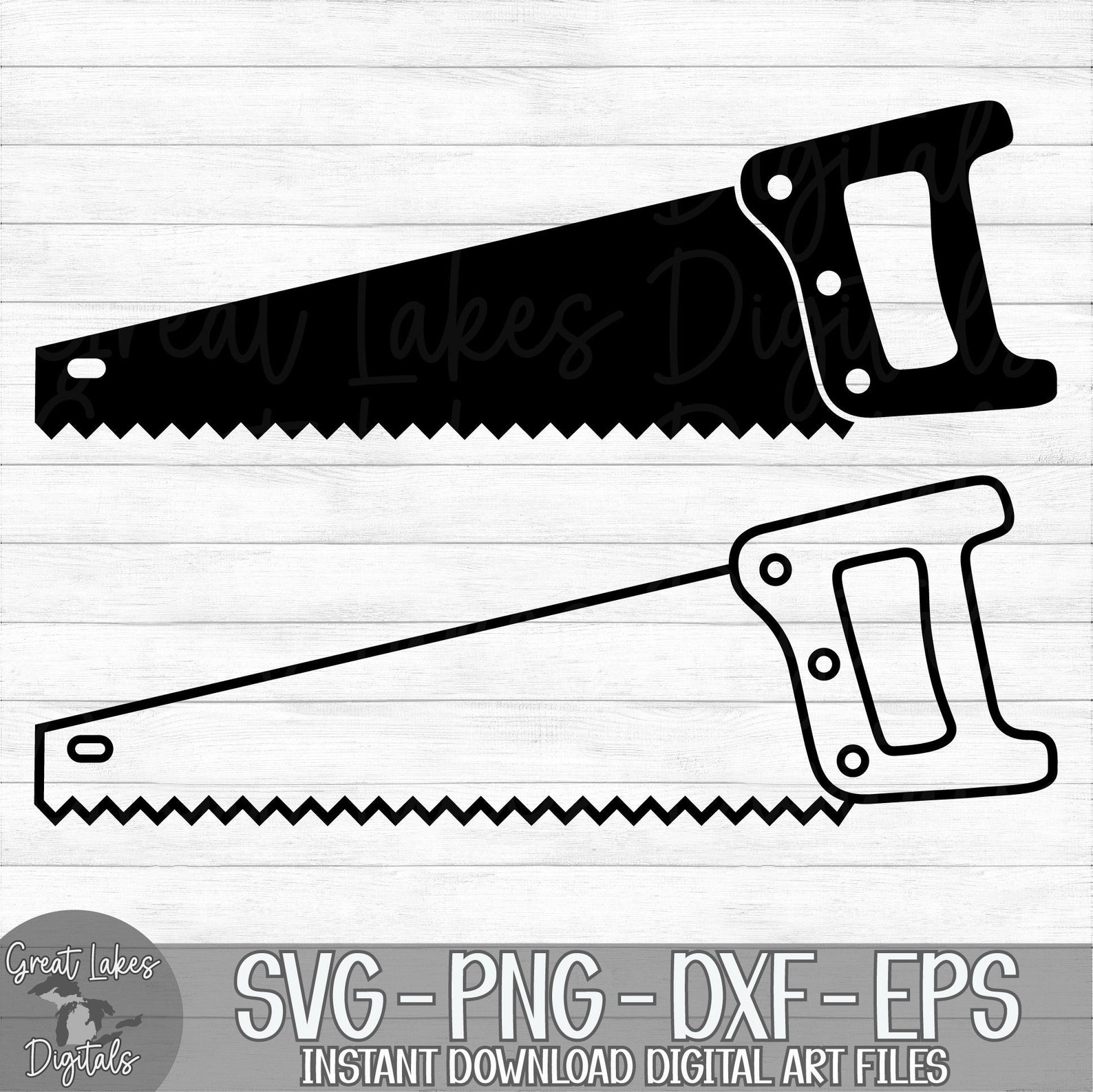Hand Saws Bundle of 2 Instant Digital Download Svg, Png, Dxf, and Eps ...
