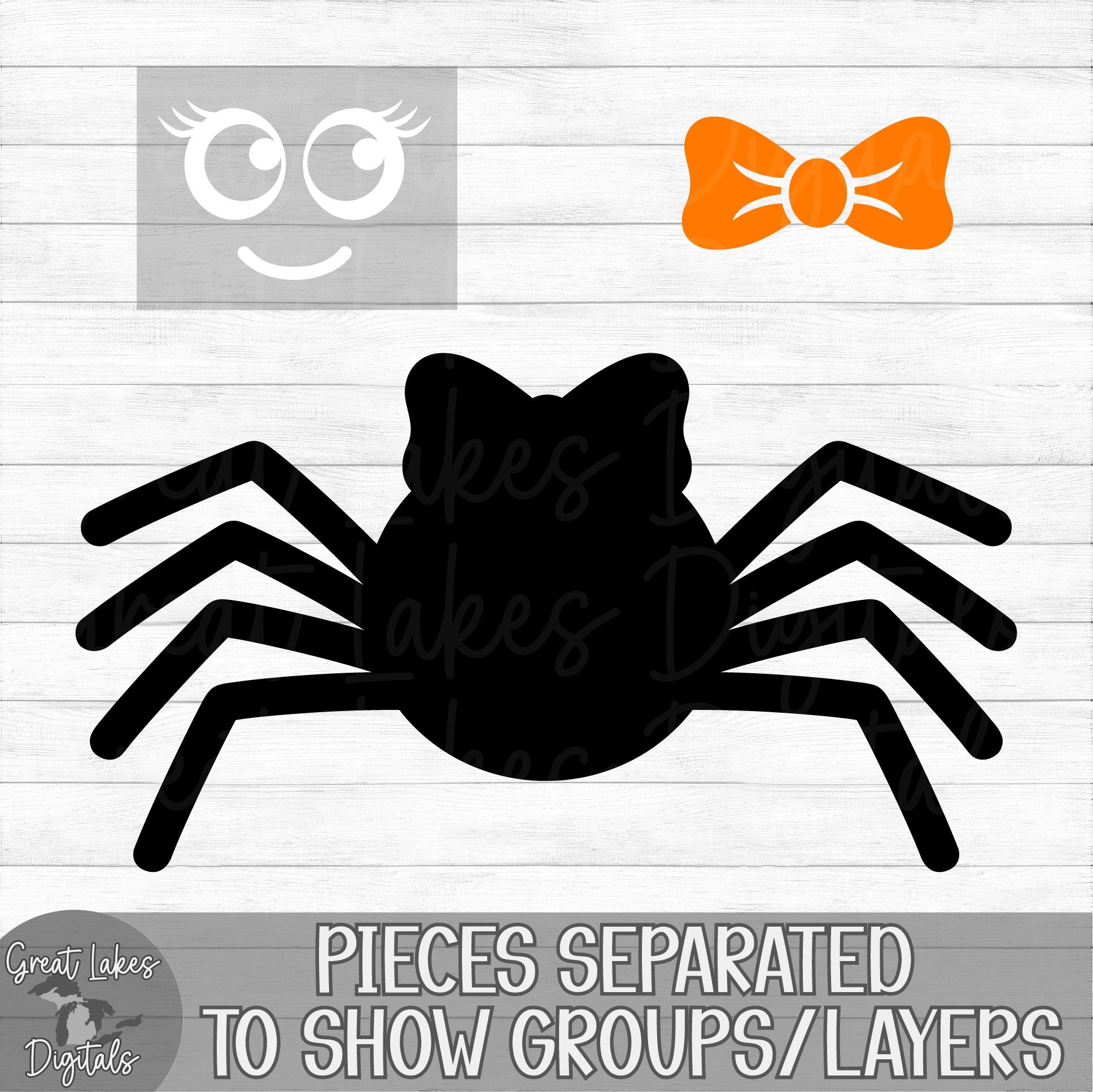 Girl Spider With Bow Instant Digital Download Svg Png - Etsy UK