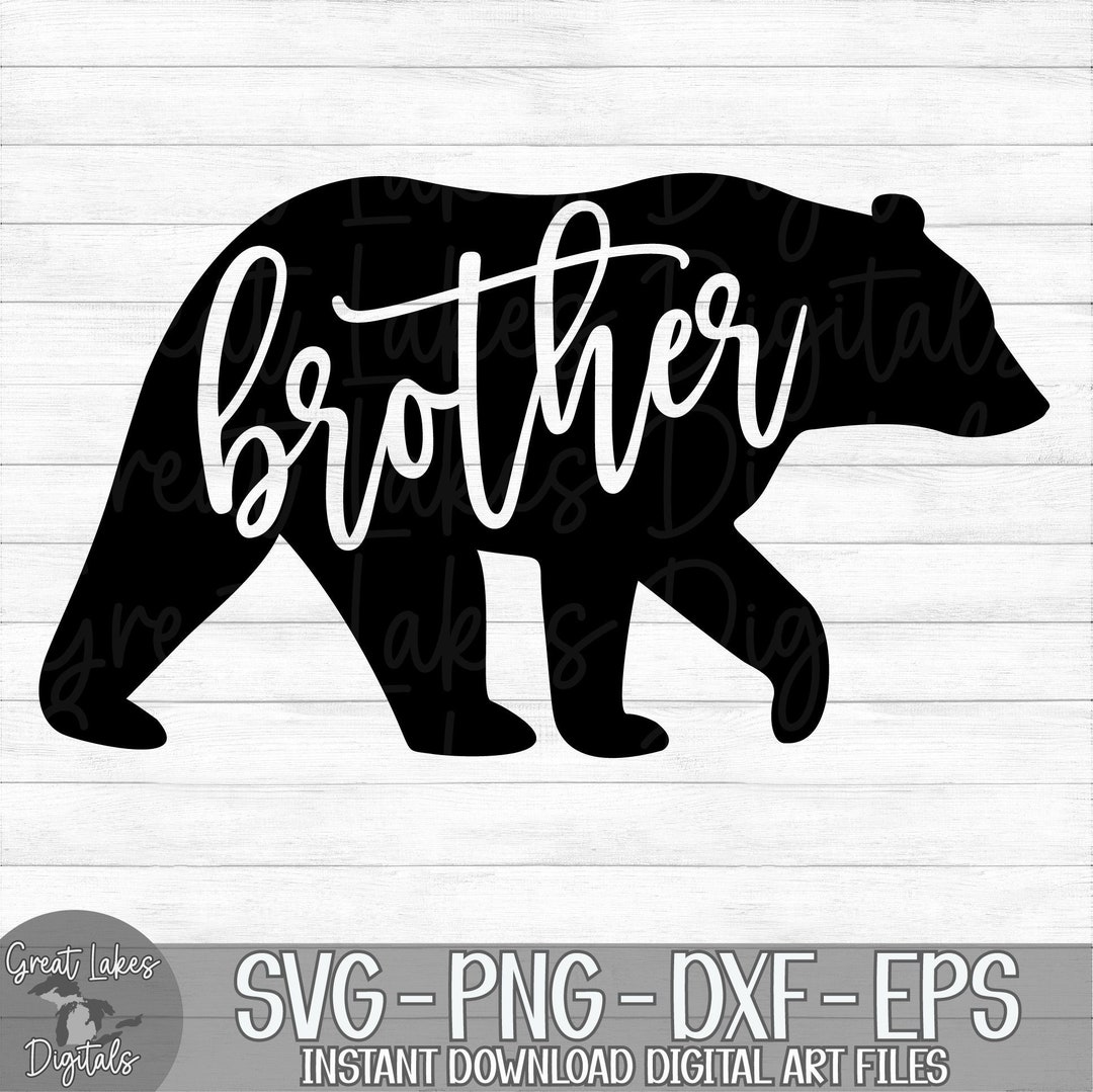 Brother Bear Instant Digital Download Svg, Png, Dxf, and Eps Files ...