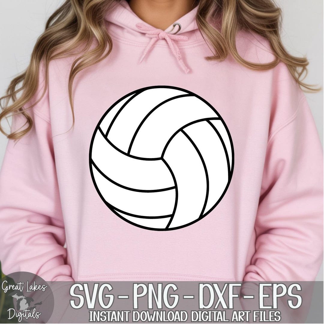 Volleyball - Instant Digital Download - Svg, Png, Dxf, and Eps Files ...