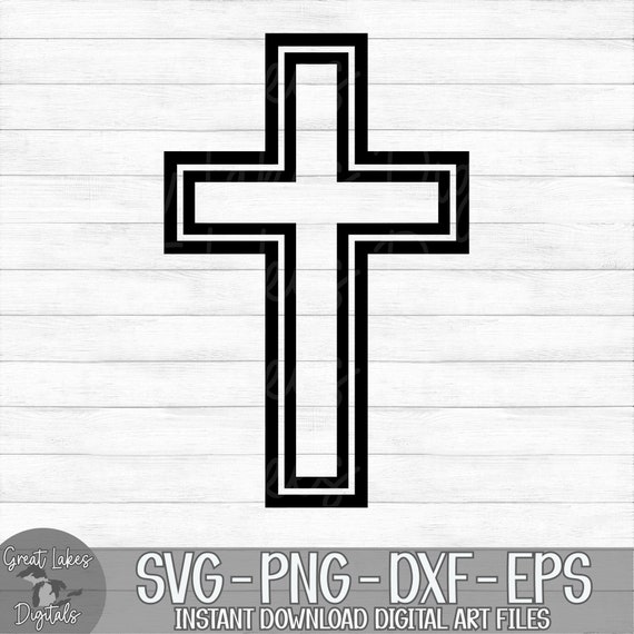 Cross Instant Digital Download Svg Png Dxf and Eps - Etsy Australia