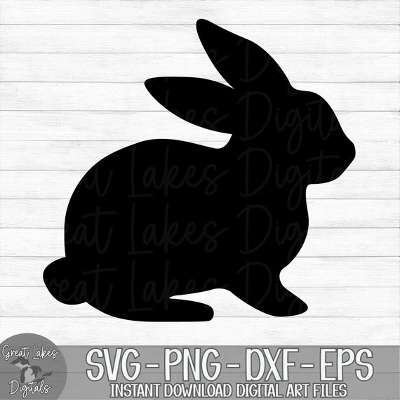 Easter Bunny Rabbit Instant Digital Download Svg Png - Etsy