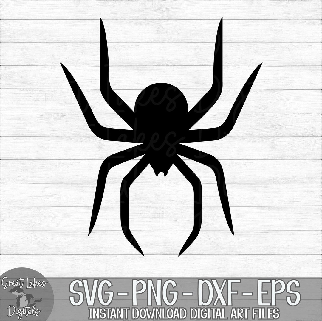 Spider - Instant Digital Download - svg, png, dxf, and eps files ...