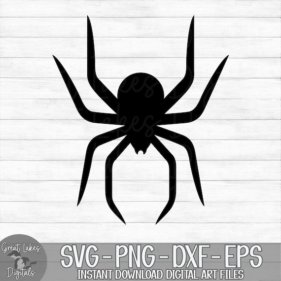 Spider Instant Digital Download Svg Png Dxf and Eps - Etsy Australia