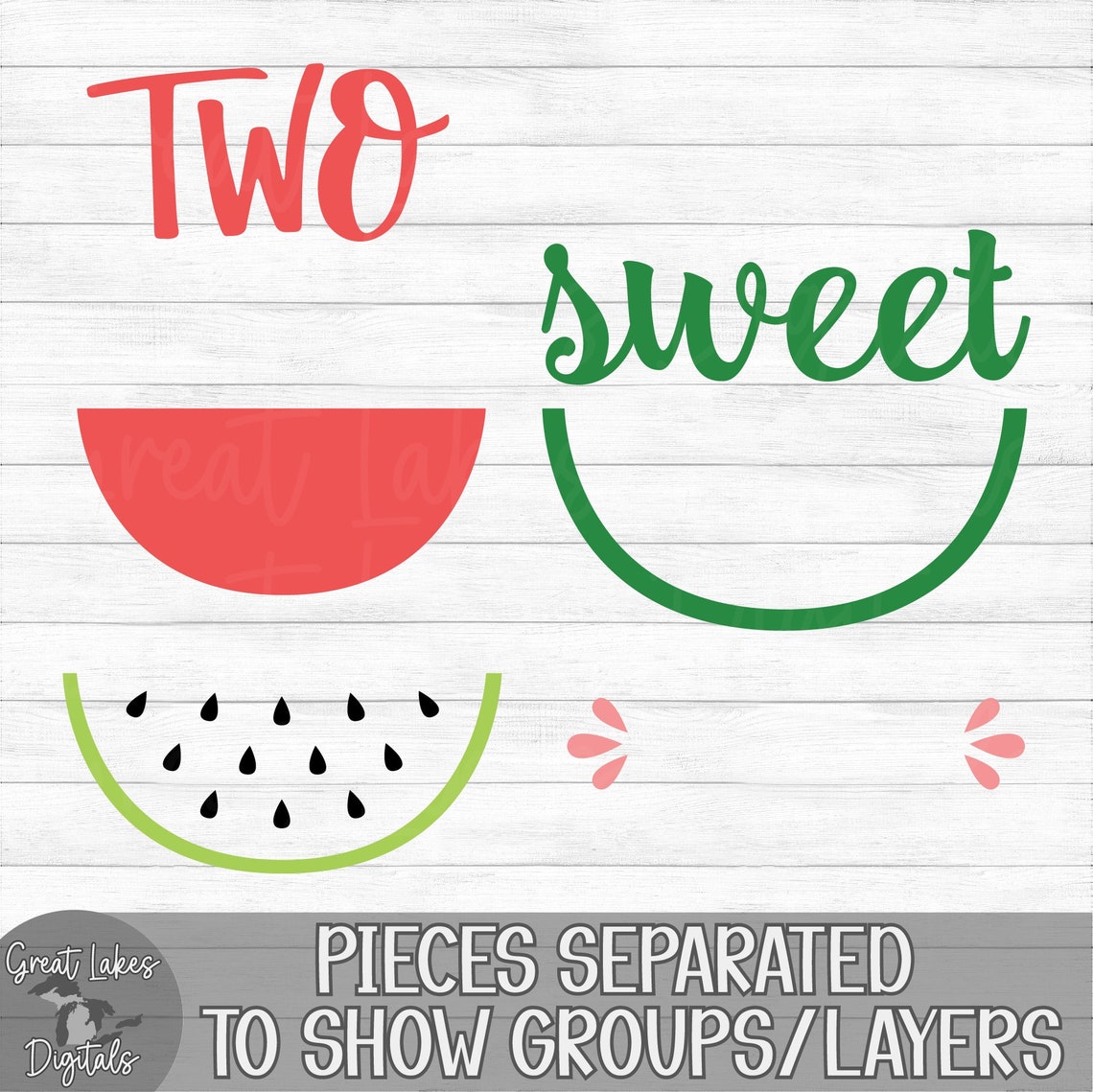 Two Sweet Instant Digital Download Svg Png Dxf and Eps - Etsy