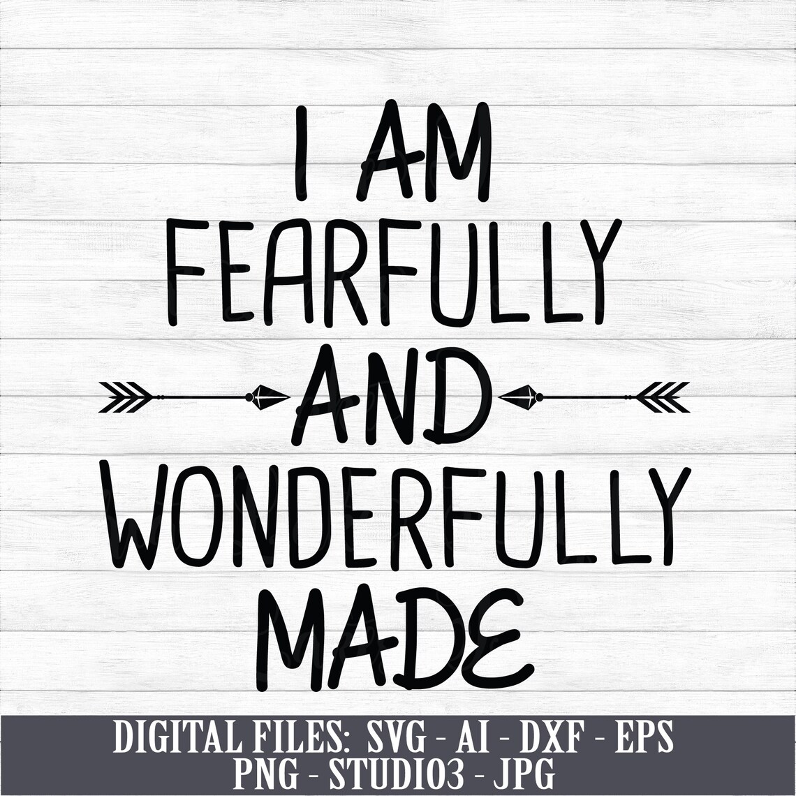 I Am Fearfully and Wonderfully Made Digital Download | Etsy