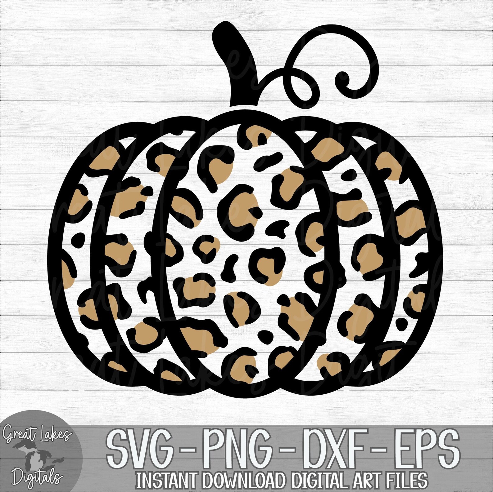 Leopard Print Pumpkin Cheetah Print Pumpkin Instant Digital - Etsy