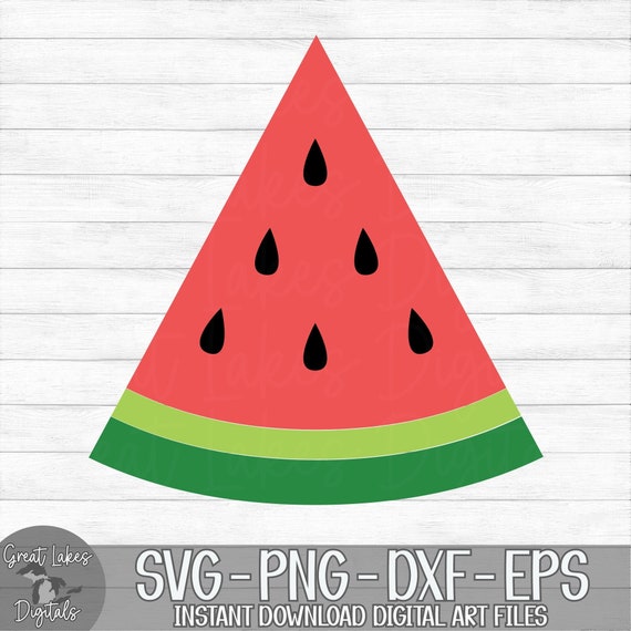 Watermelon Instant Digital Download Svg Png Dxf and Eps | Etsy