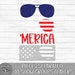 4th of July Sunglasses, 'merica, America, Red White & Blue, USA Instant ...