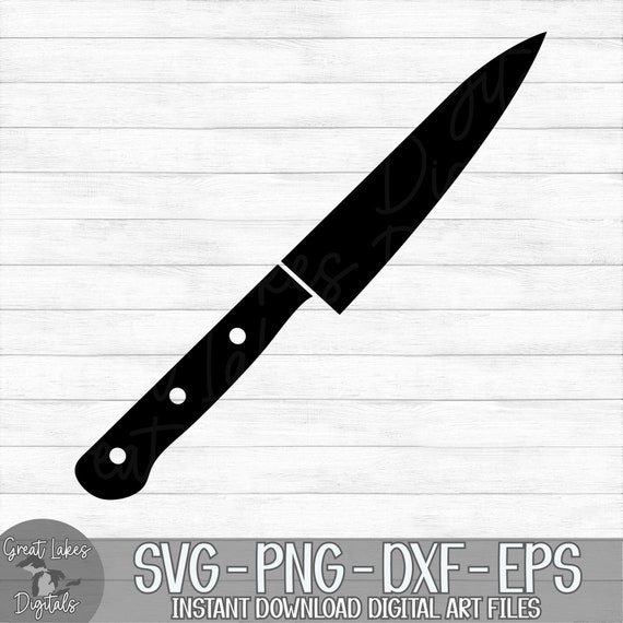 Knife Instant Digital Download Svg Png Dxf and Eps - Etsy