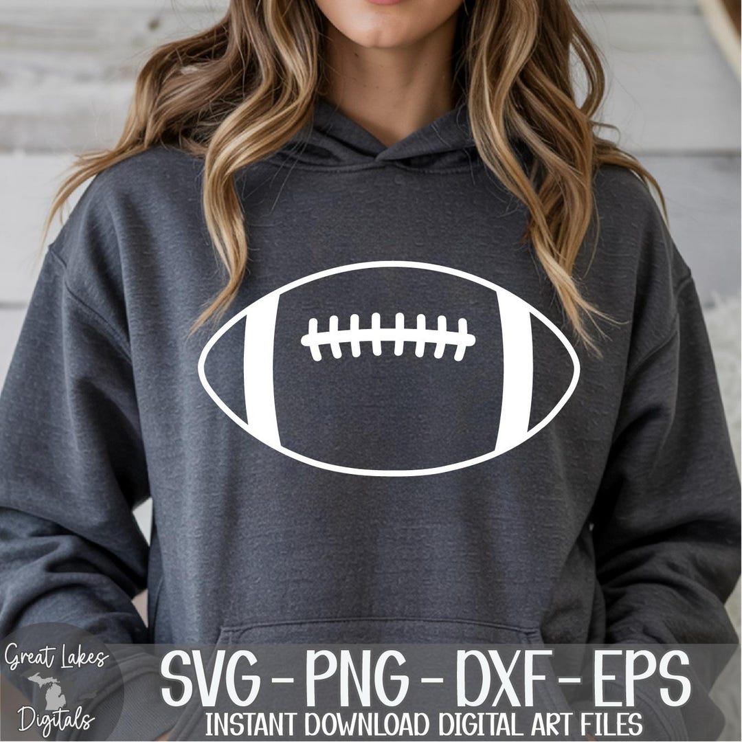 Football - Instant Digital Download - Svg, Png, Dxf, and Eps Files ...