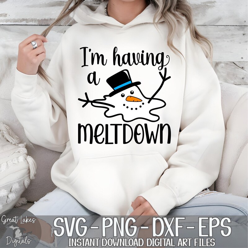 Funny Snowman Meltdown - Etsy